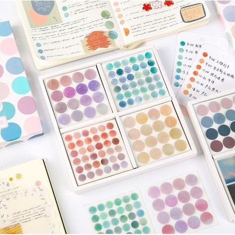 Jual Dairy Deco - Round Sticker Index (100 sheet) | Shopee Indonesia