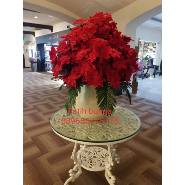 Jual rangkaian bunga kastuba/BUNGA HIAS/BUNGA PLASTIK/TANAMAN HIAS ...