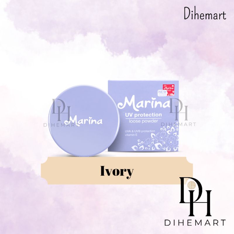 Jual Marina UV Protection Loose Powder Natural | Ivory | Olive 25g ...