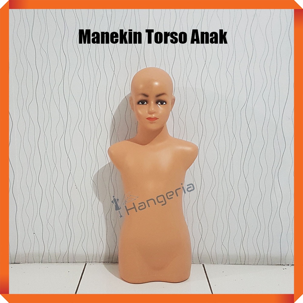 Jual (Gojek) Manekin Torso Anak Botak Universal - Patung Display Badan ...