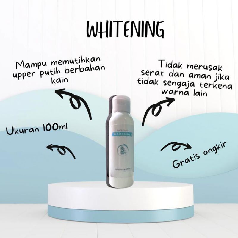 Jual Whitening sepatu canvas putih 100ml murah pemutih sepatu menguning ...