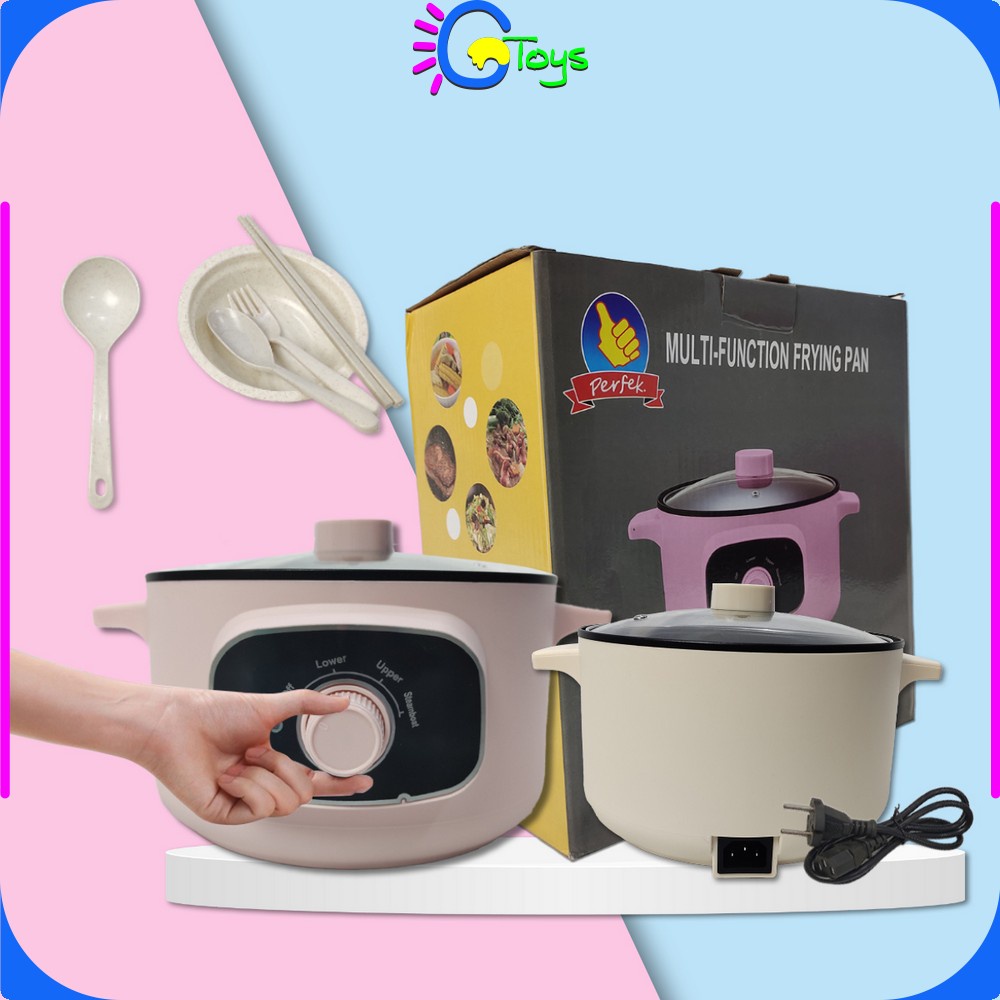 Jual CR-C428 Panci Listrik Serbaguna Portable Multifungsi Electric Fry ...
