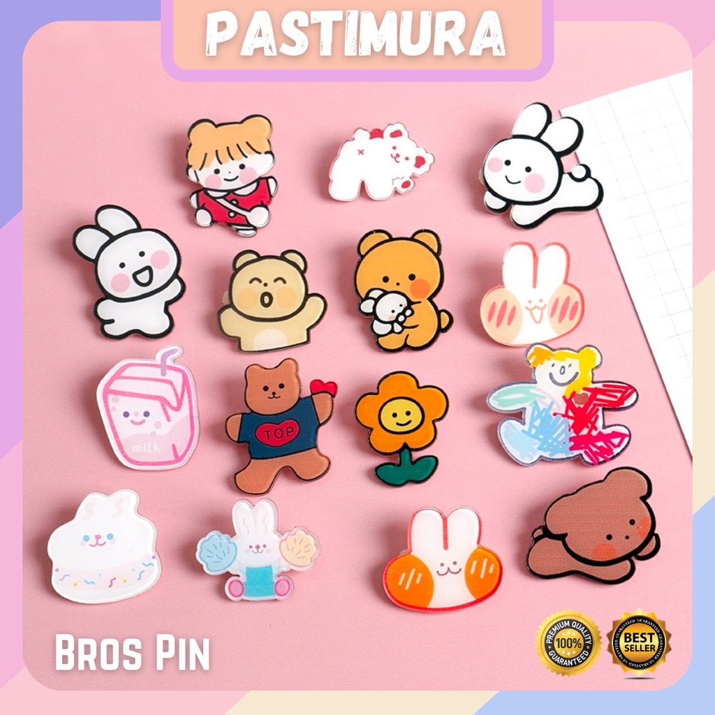 Jual [PSM] Bros Desain Kartun Lucu Gaya Korea Untuk Aksesoris Perhiasan | Shopee Indonesia