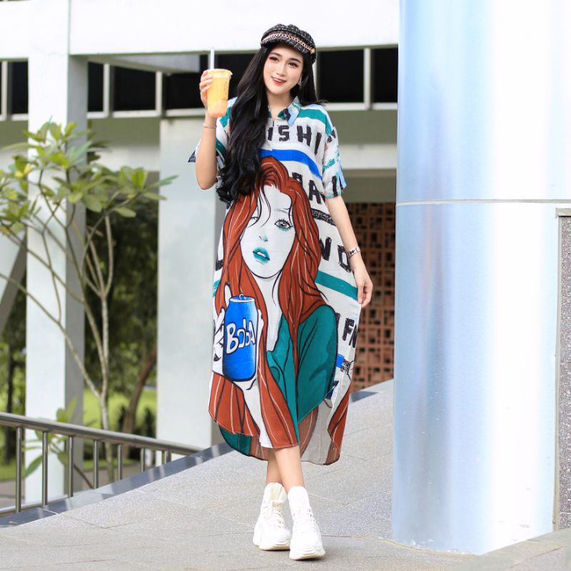 Jual BOBA DRESS VIRAL PREMIUM COD | Shopee Indonesia