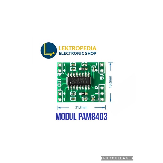 Jual Modul PAM8403 5V stereo HW104 Mini Digital Hifi Class D Kit Pam ...