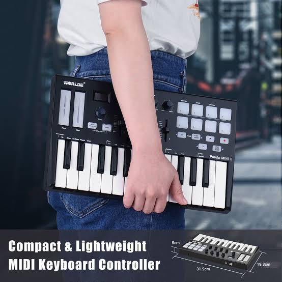 Jual Worlde Panda Mini, Usb Mini Midi Controller, Recording Studio ...