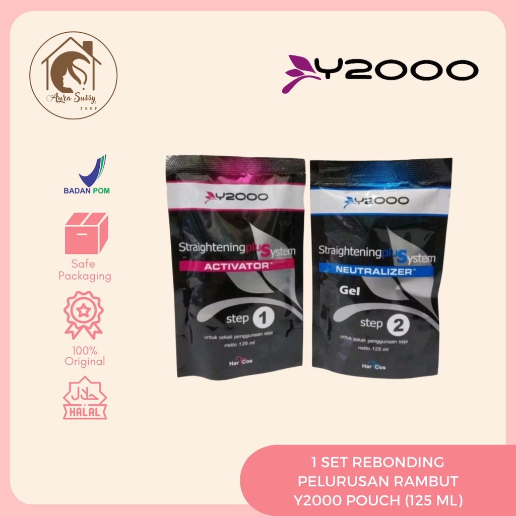 Jual Y2000 STRAIGHTENING PLUS SYSTEM SET POUCH 125ML | Shopee Indonesia