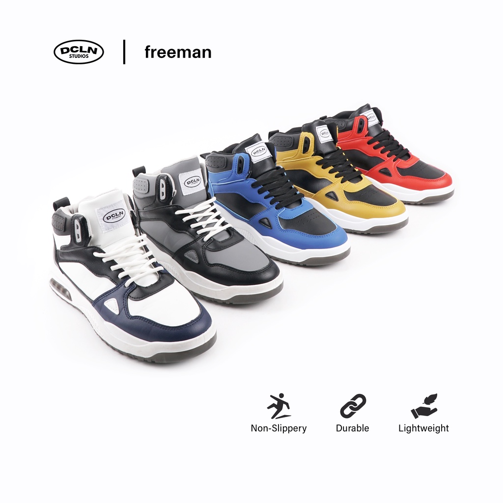 Jual Declan Sepatu Sneakers Sport Pria Freeman Hi DEFTA 01-071 | Shopee ...