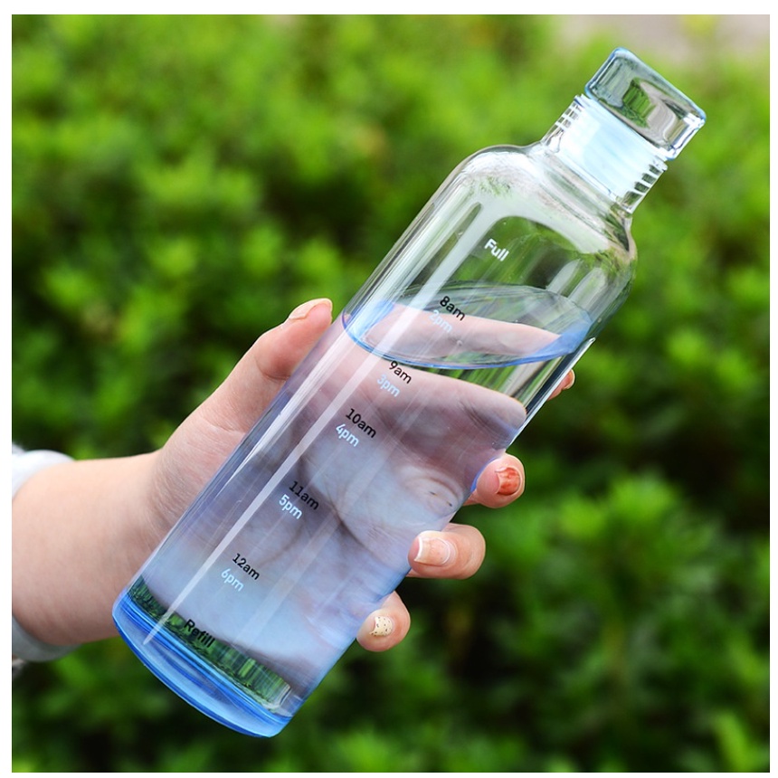 Jual Botol Minum kaca Aesthetic Water Bottle Termos Botol Bening ...