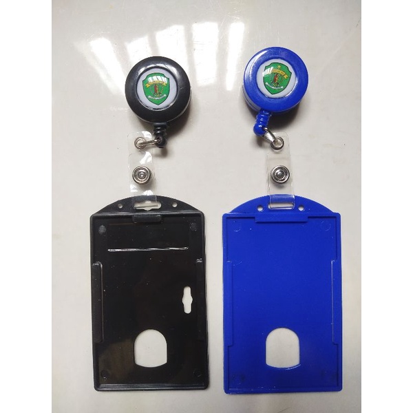 Jual Cetak ID Card Set Yoyo Custom bisa satuan Card Holder Kulit ...