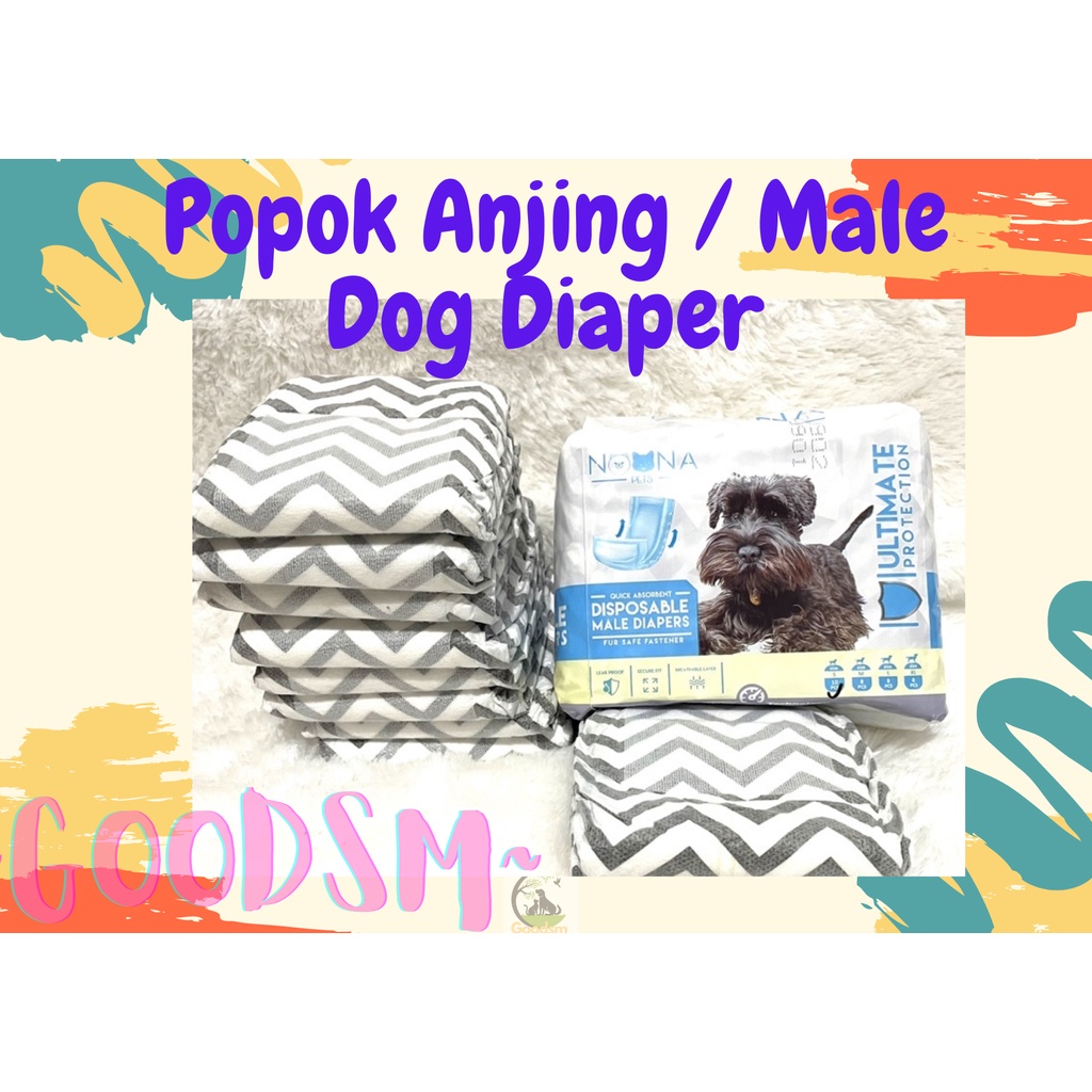 Jual Popok Anjing Jantan Betina Dog Diapers Noona Pets | Shopee Indonesia