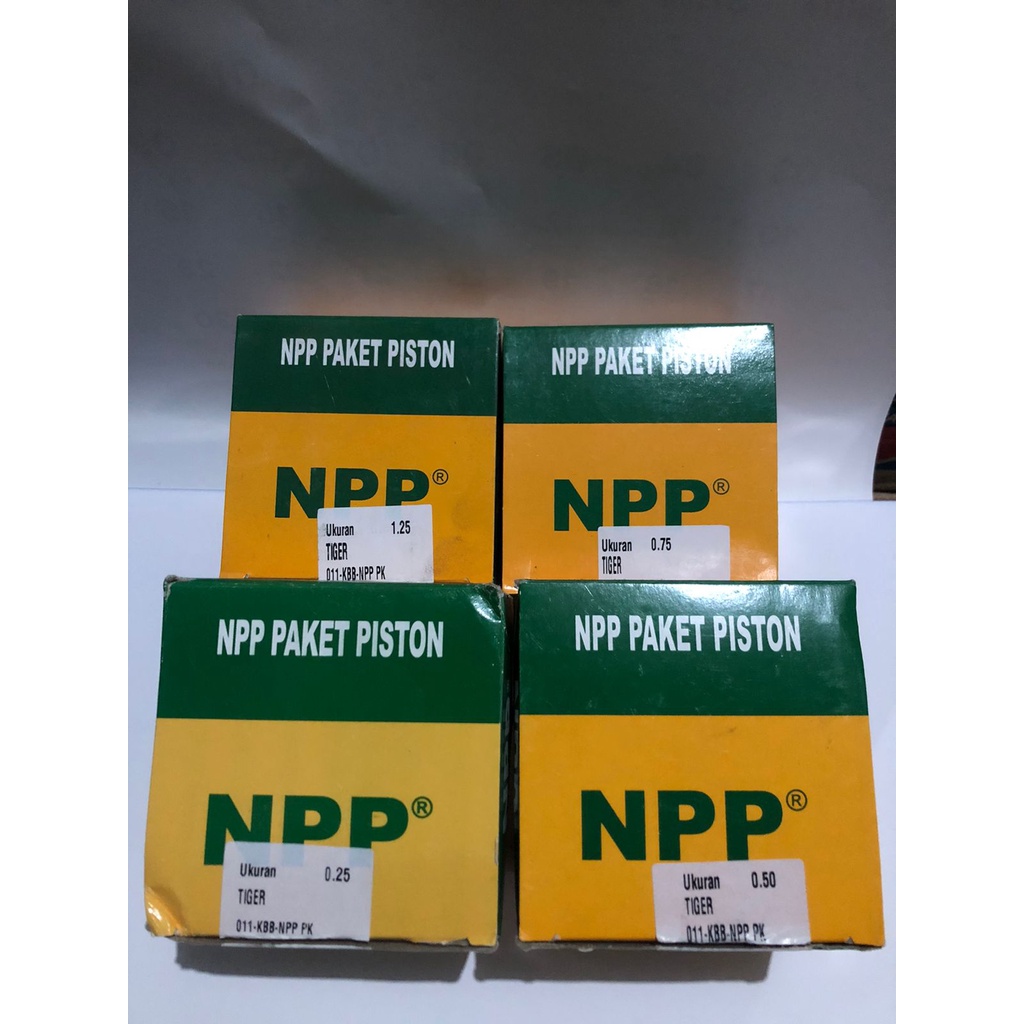 Jual Piston Kit TIGER NPP oversize STD 25 50 75 100 NPP ORIGINAL ...