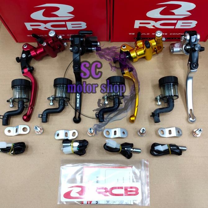Jual Master rem kiri radial RCB 14mm S1 tabung pisah + switch rem ...