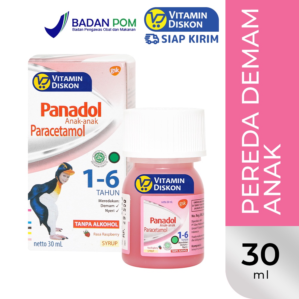 Jual PANADOL SYRUP ANAK 1- 6 TAHUN 30ML | Shopee Indonesia