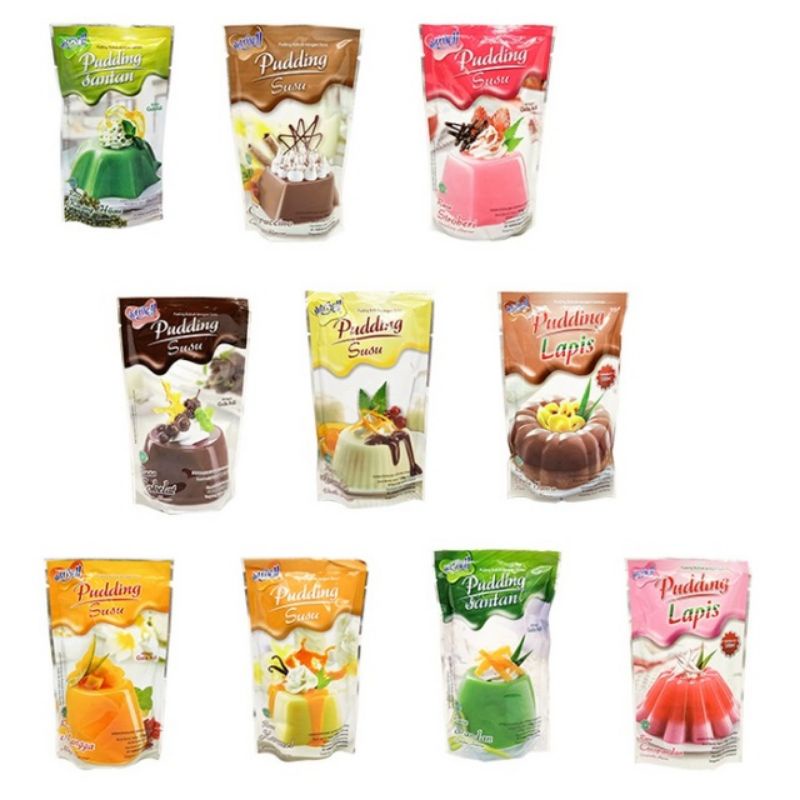 Jual pudding susu pouch (rasa pilih divarian) | Shopee Indonesia