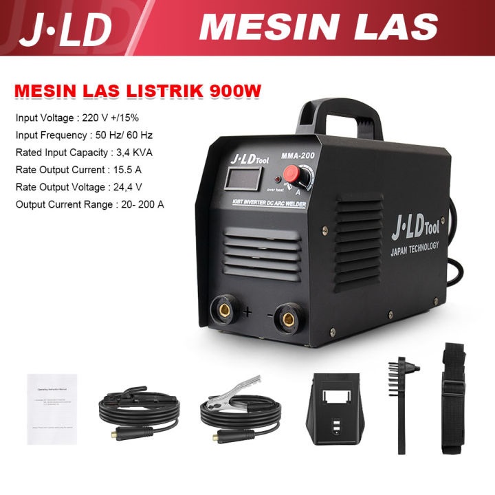 Jual [PROMO] MESIN LAS 900W Mesin Las JLD Listrik 220V 250A Trafo / COD ...