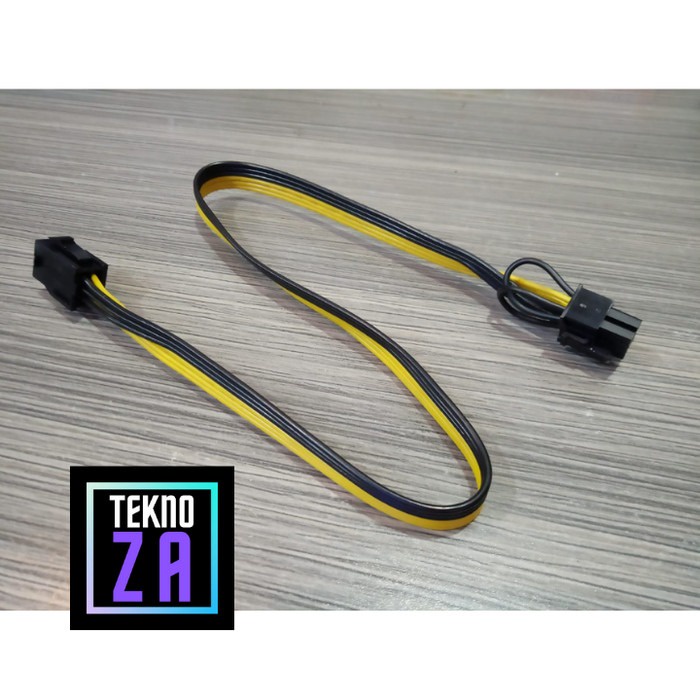 Jual Kabel High Quality PCIe Extender 6 pin Female to 8 pin (6+2) Male ...