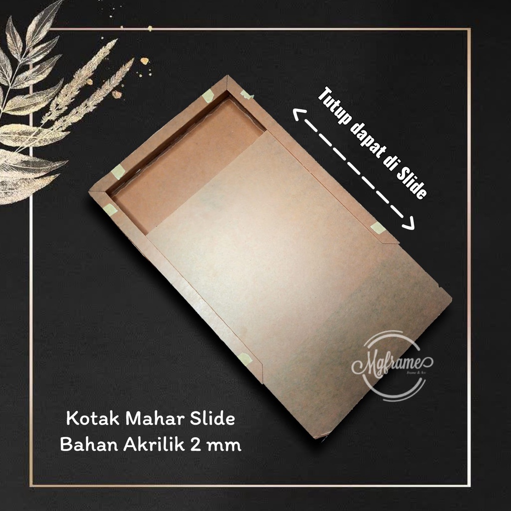 Jual BOX PIGURA MAHAR SLIDING AKRILIK BENING/BOX MAHAR/BOX SESERAHAN ...
