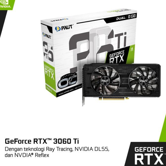 Jual Palit Geforce Rtx 3060 Ti Dual Oc | Vga Geforce Rtx 3060 Ti 8Gb ...