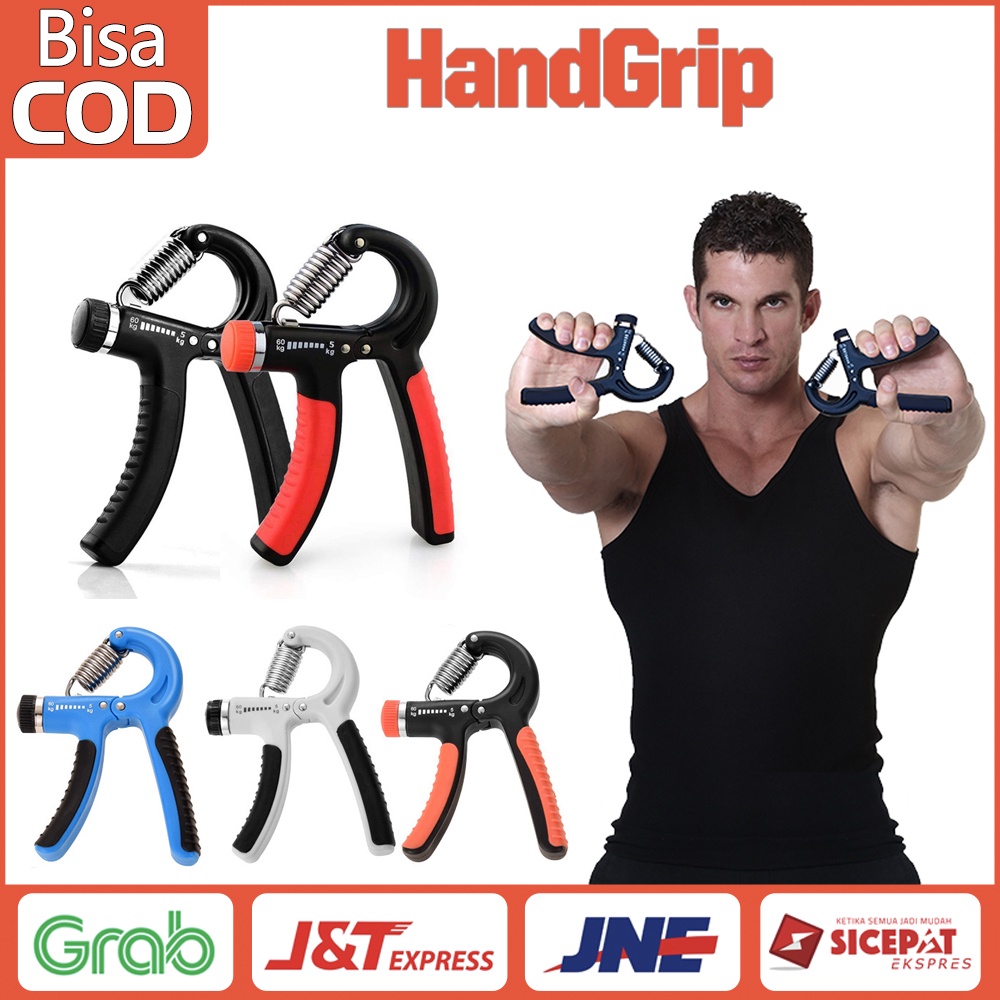 Jual Handgrip Hand Grip 5-60 kg Alat bantu fitness Otot lengan Tangan ...
