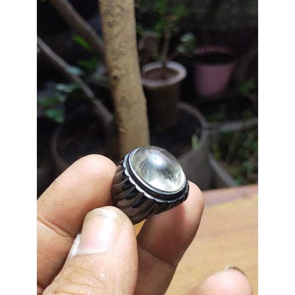 Jual cincin batu akik natural Kinyang air | Shopee Indonesia