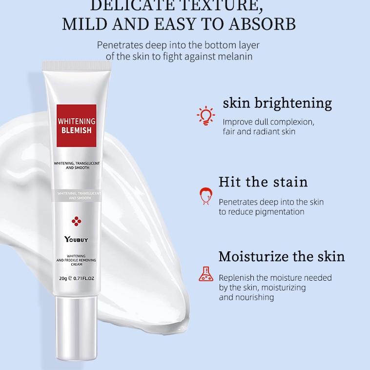 Jual [Miliki Sekarang] Youbuy Whitening Freckle Cream Remove Dark Spots Anti Freckle Cream ...