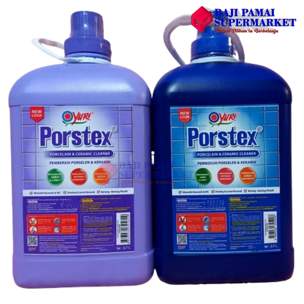 Jual Yuri Porstex 3700ml Pembersih Porselen Keramik / Lantai | Shopee ...