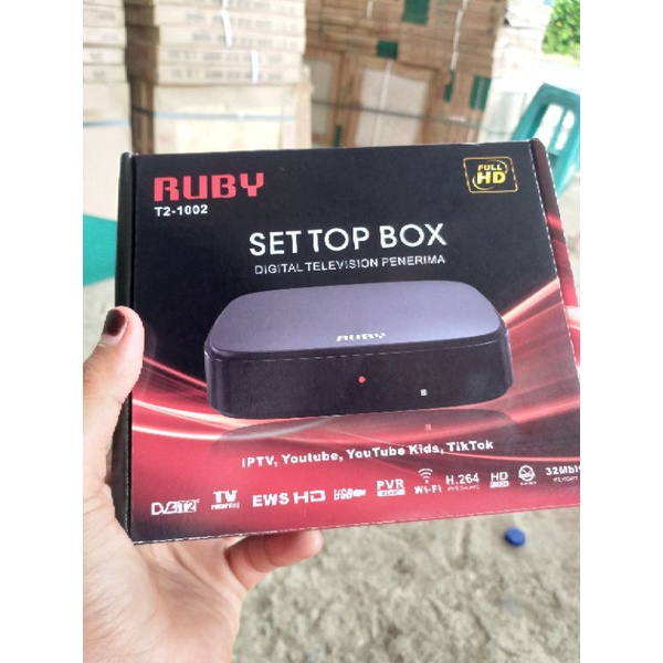 Jual SET TOP BOX RUBY T21002 / STB DIGITAL TELEVISION PENERIMA | Shopee Indonesia