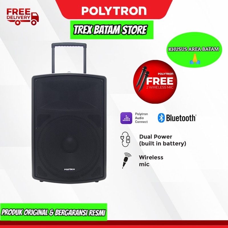 Jual POLYTRON PAS PRO12F3 SPEAKER PORTABLE 12 INCH (BATAM) | Shopee ...