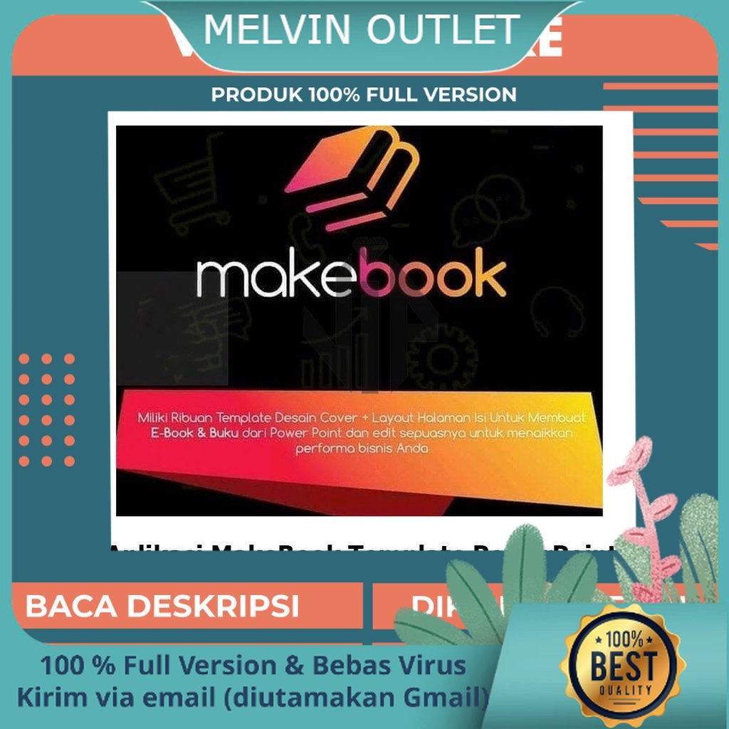 Jual Aplikasi Makebook Make Book Template Powerpoint Pro Full Version Plus Terbaru Premium