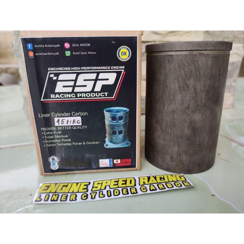 Jual liner boring tiger carbon racing Japan 45hrc esp racing liner ...