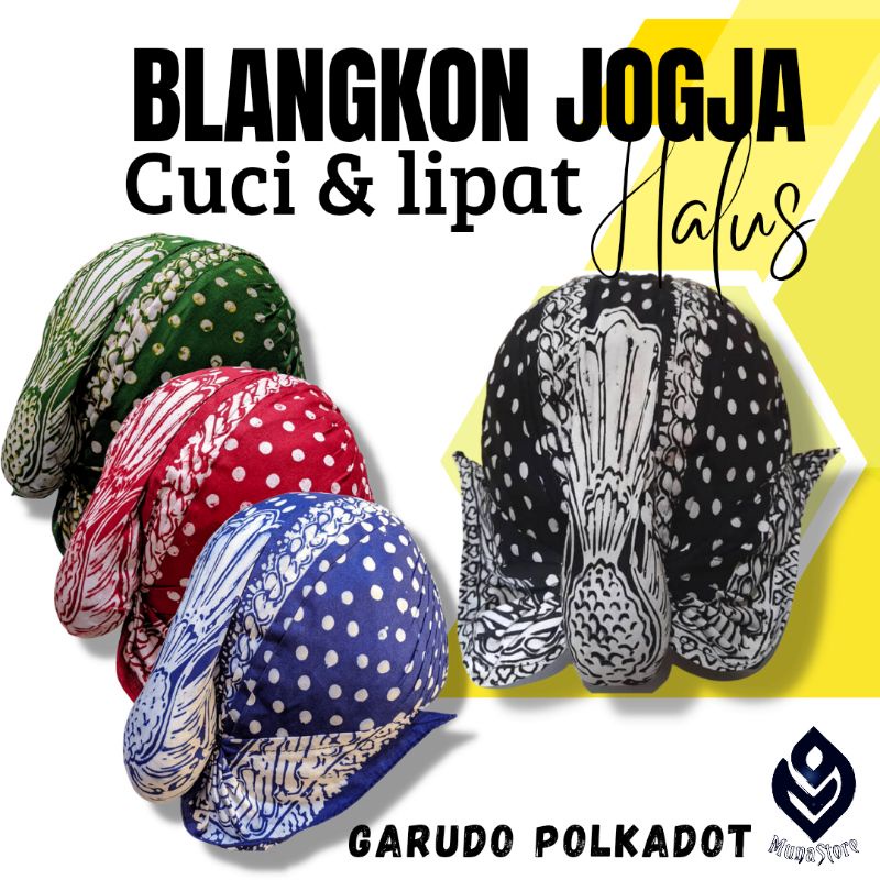 Jual blangkon jogja motif garuda bisa di lipat & cuci/udeng/topi ...