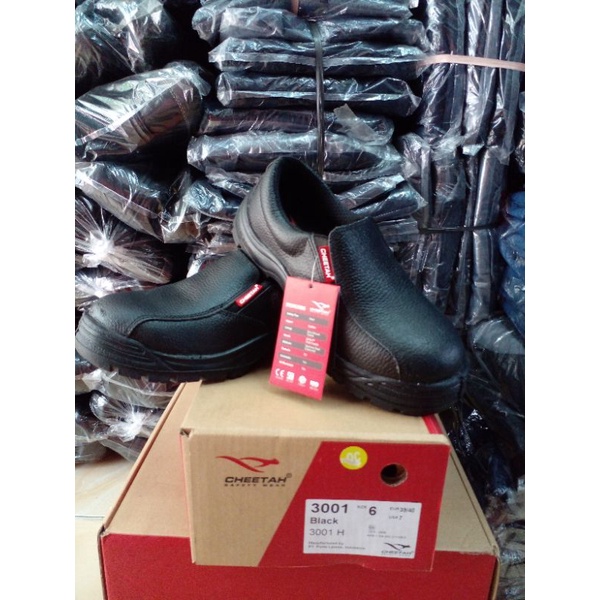 Jual safety shoes cheetah 3001H 100%original SNI | Shopee Indonesia