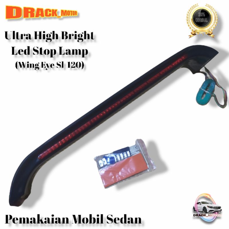 Jual Lampu Spoiler Mobil Sedan/Ultra High Bright Led Stop Lamp ORIGINAL ...