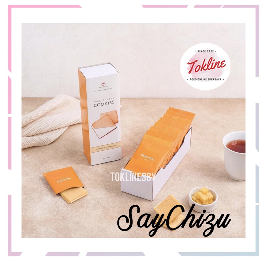 Jual [ PRE - ORDER ] SAYCHIZU MILK CHEESE COOKIES 1 BOX ISI 10 PCS ...