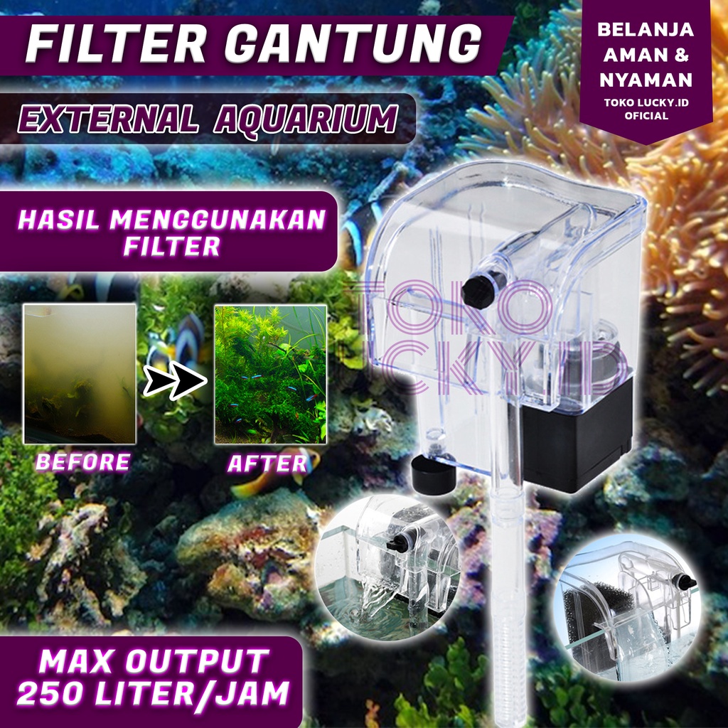 Jual Filter Aquarium Air Gantung Hanging On Penyaring Akuarium ...