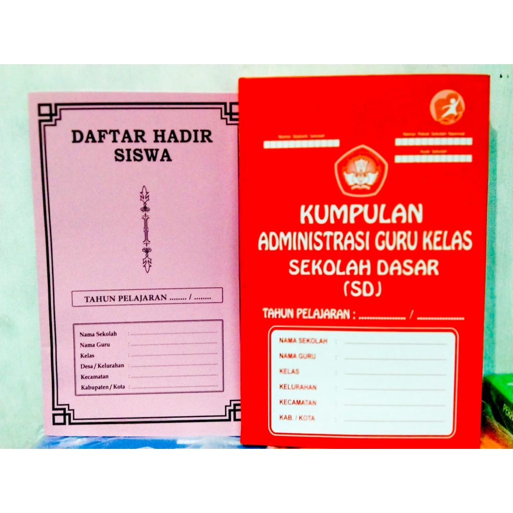 Jual Buku Administrasi Guru Kelas Buku Adm Guru Sd Shopee Indonesia