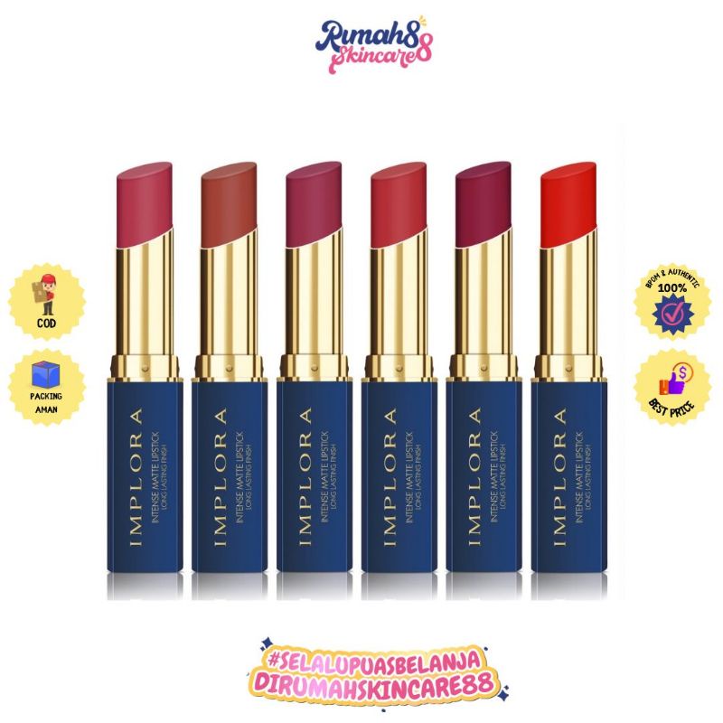 Jual IMPLORA Lipstick Intense Matte | Shopee Indonesia
