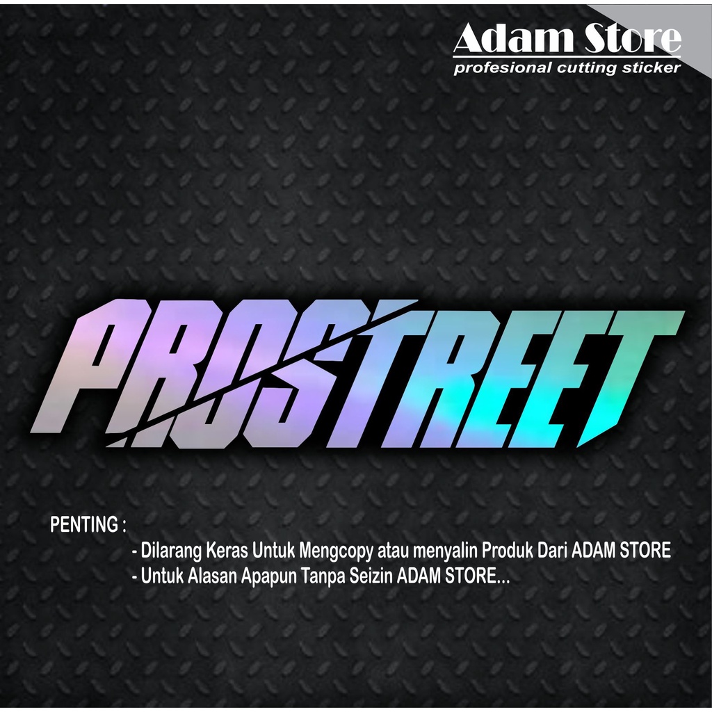 Jual PRO01 sticker prostreet sticker motor prostreet sticker PROSTREET ...
