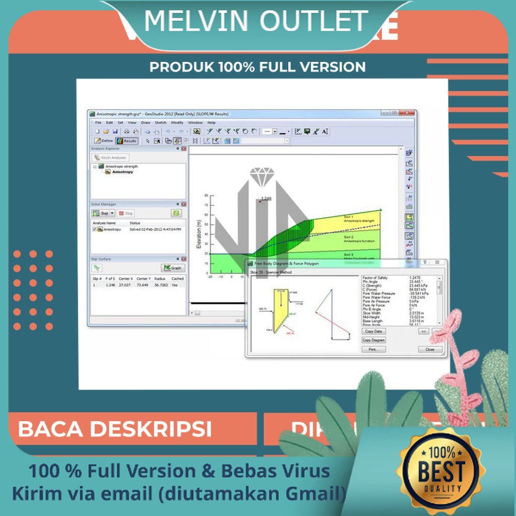 Jual Software Geoslope GeoStudio 2018 R2 V9 Full Version Terbaru Geo ...
