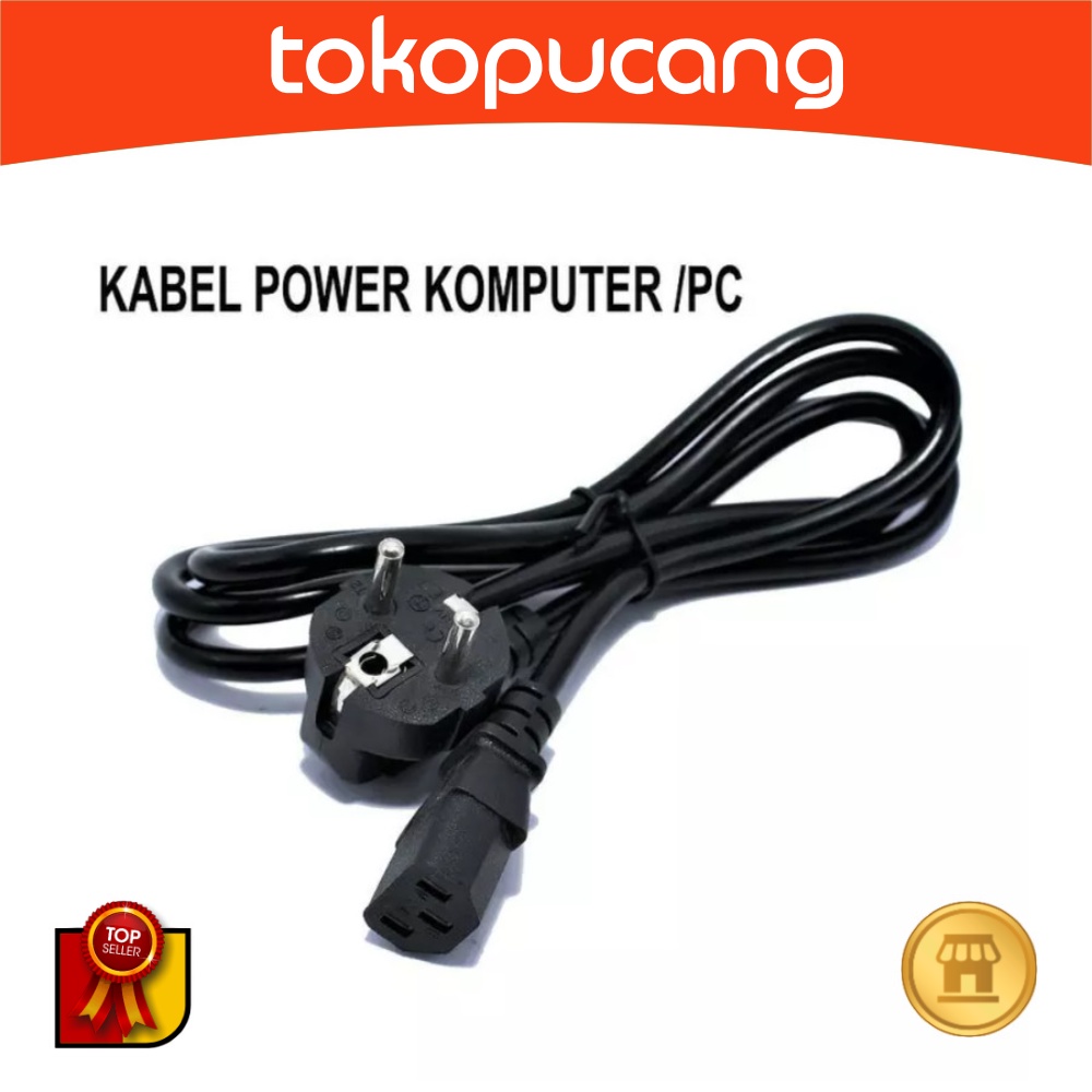 Jual KABEL POWER PC 1.2 METER - KABEL POWER KOMPUTER 1.2METER | Shopee ...