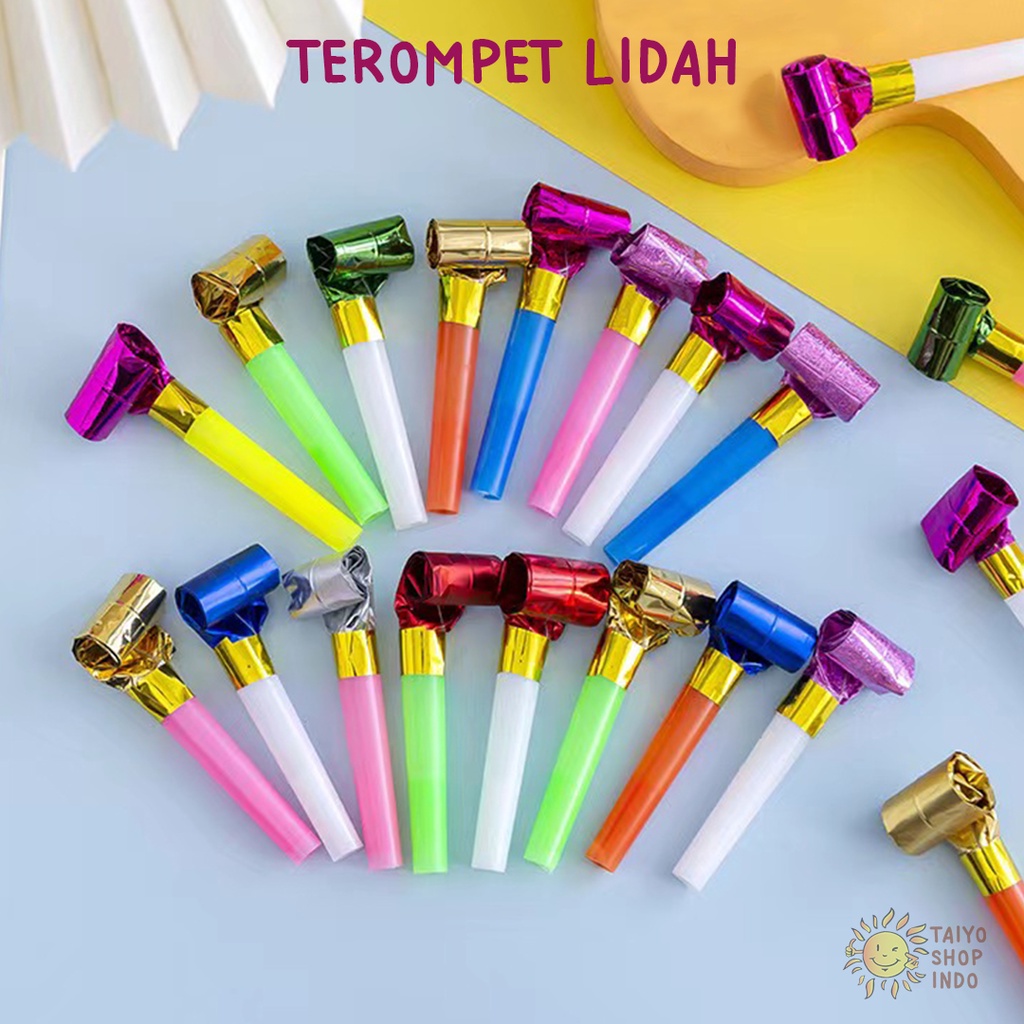 Jual TAIYO Terompet Lidah Pluit Peluit Tongue Trumpet Tiup Pesta Ulang ...