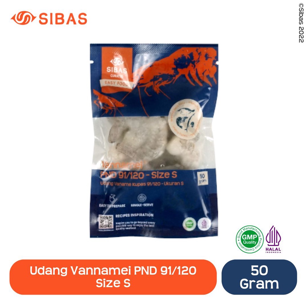 Jual Sibas - Udang Vannamei PND 91/120 - Size S / Udang Kupas Tanpa ...