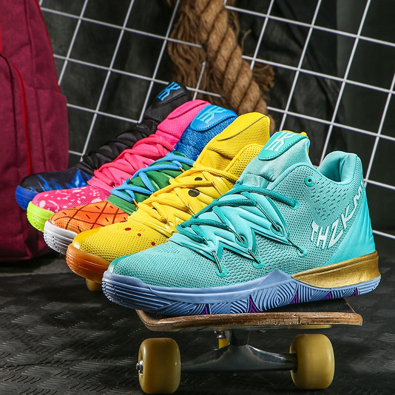 Jual sepatu basket NBA kyrie irving 5 untuk pria Suara Gesekan Non-Slip ...