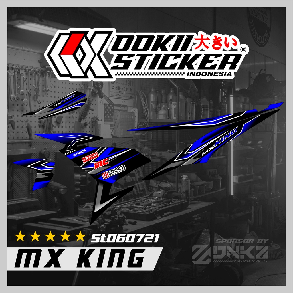Jual Stiker MX King Decal Striping MX King Premium Racing 060712 OOKII ...