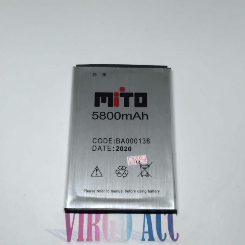 Jual Baterai Batre Battery Mito A21 Full View BA000138 BA-000138 Original Battery Hp | Shopee ...