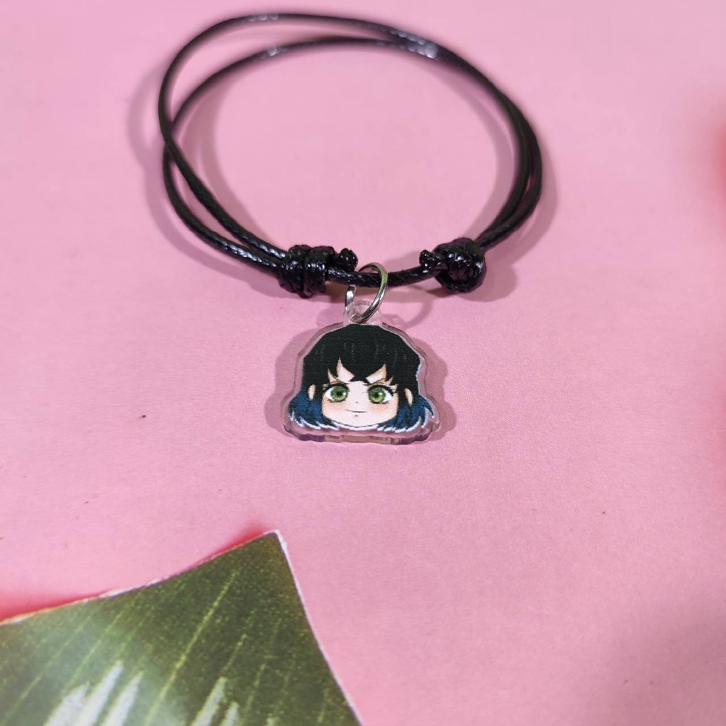 Jual Bracelet Anime Demon Slayer - Gelang Tali Single Charm Kimetsu no ...