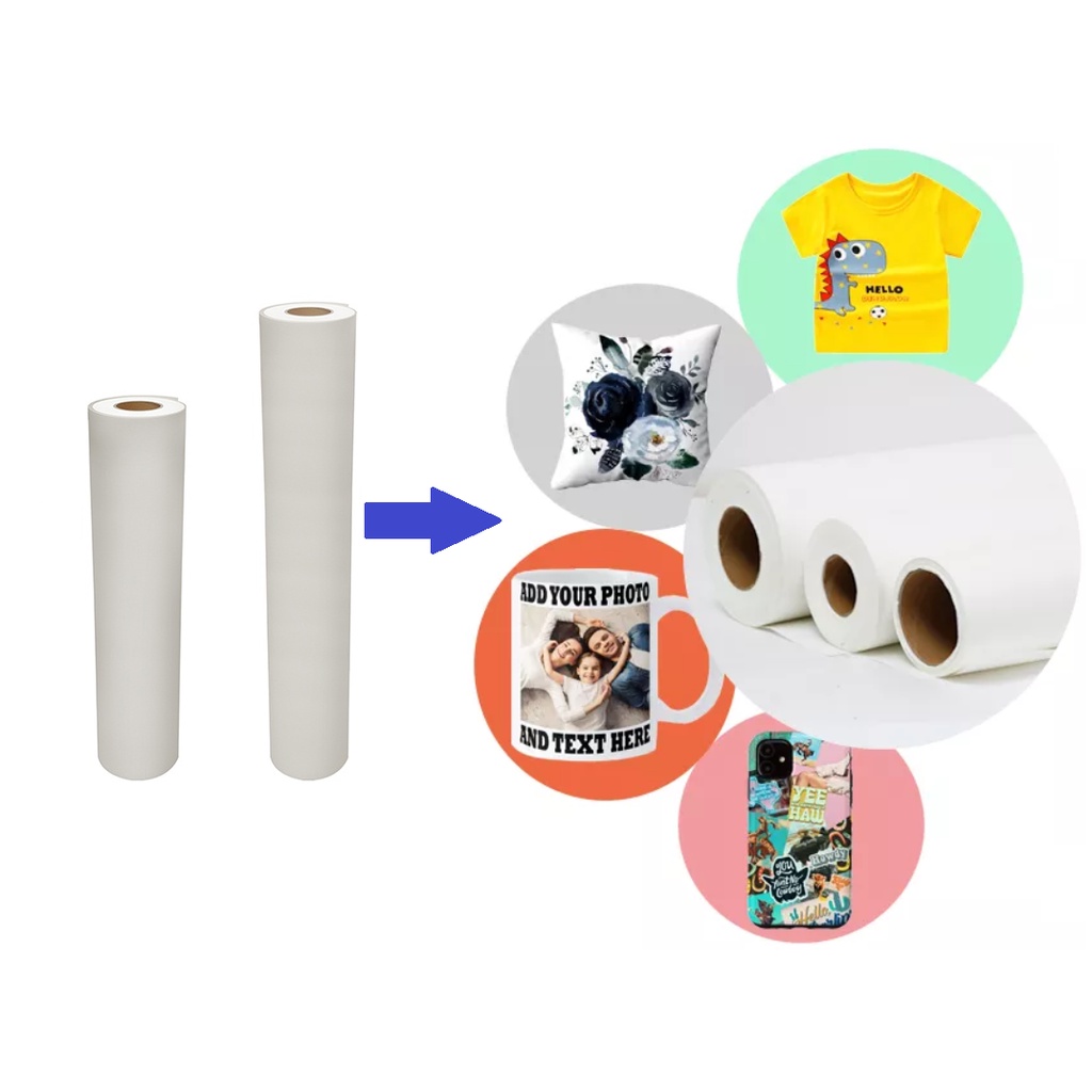 Jual Kertas Sublim 62g 1.118m x 200m | Shopee Indonesia