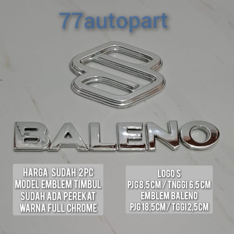 Jual emblem baleno dan logo suzuki harga sudah 2 pc | Shopee Indonesia