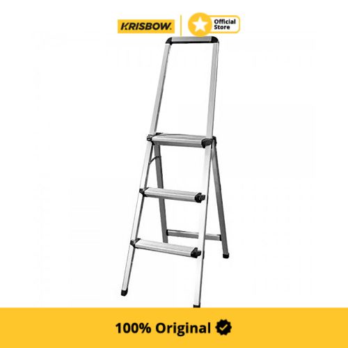 Jual Krisbow Ladder Step Tangga Lipat Aluminium 3 Step | Shopee Indonesia